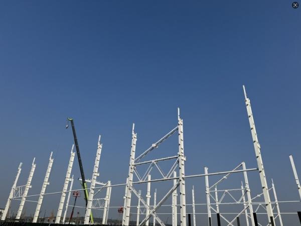Quality Modular Construction Pre Engineered H Section Steel Structure Workshop For for sale