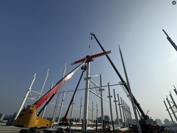Quality Modular Construction Pre Engineered H Section Steel Structure Workshop For for sale