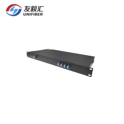 China 1U Rack Mounted 8 Channel 100Ghz DWDM Mux Demux Equipment LC/UPC For WDM System for sale