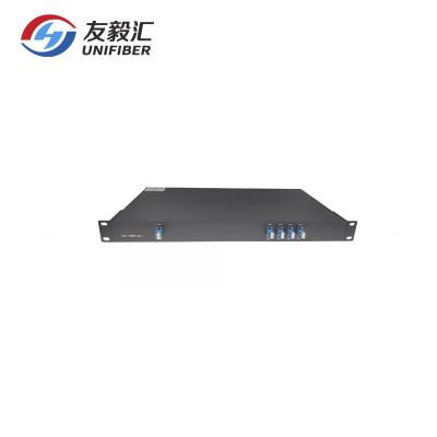 China 1U Rack Mounted 8 Channel 100Ghz DWDM Mux Demux Equipment LC/UPC For WDM System for sale