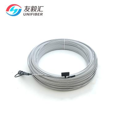 중국 프트스 야외 평평한 섬유 낙하 케이블은 g657a2 화웨이 작은 SC 150m을 회색으로 합니다 판매용