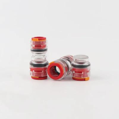 China 14mm 12mm 10mm HDPE Microduct Straight Connector With Clips for sale
