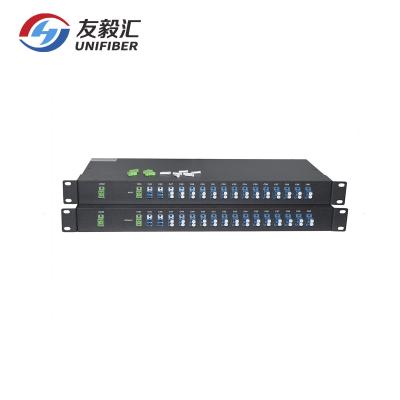 China 100Ghz Dense Wavelength Division Multiplexer Rack Mount DWDM Mux Demux for sale