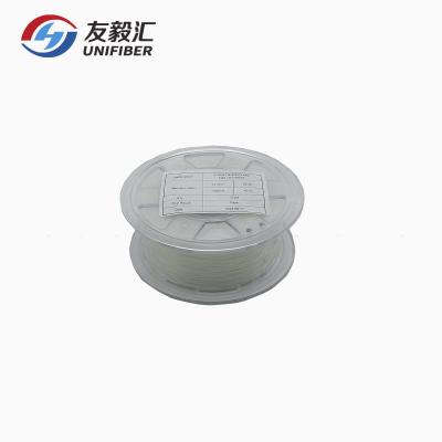 China 1.2mm G657B3 Nylon Invisible Transparent Fiber Optic Ftth Drop fiber to the room for sale