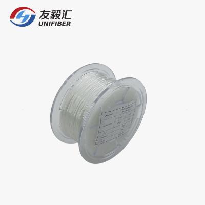 China 1.2mm G657B3 Nylon Invisible Transparent Fiber Optic Ftth Drop fiber to the room for sale