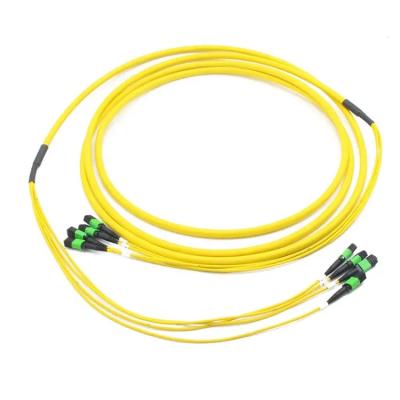 China Data Center MPO/MTP Trunk Cable Patch Cord 48 core Single Mode Polarity B for sale