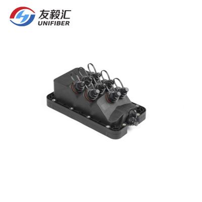 China Optitap Hardened SC/APC 10 Ports Fiber Termination Box with 1:9 equal mini PLC Splitter for sale