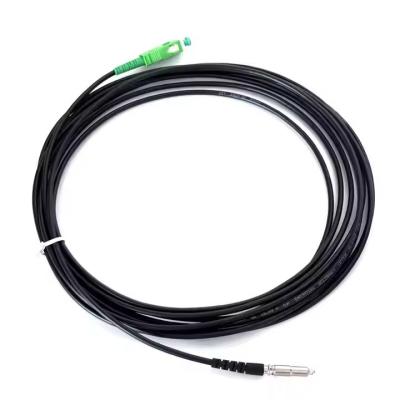 China Pullable Pushable Fiber Optic Patch Cord SC/APC Pre-connectorized FTTH Drop Cable Pulling/Pushing through the wall for sale
