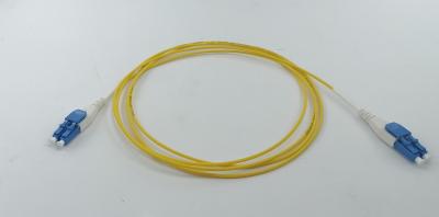 China Single Mode Duplex LC to LC Uniboot Fiber Patch Cord 2.0mm Round Cable 3M for sale