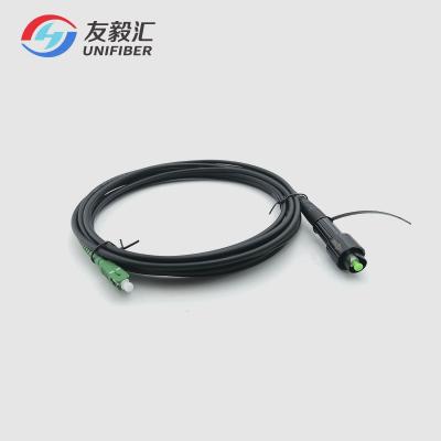 China Outdoor Mini SC naar SC/APC Pre Connectorized Fiber Drop Cable Patch Cord 1~150m Te koop