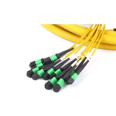 China Data Center MPO MTP to LC UPC Single Mode 144 core Breakout Cable for sale