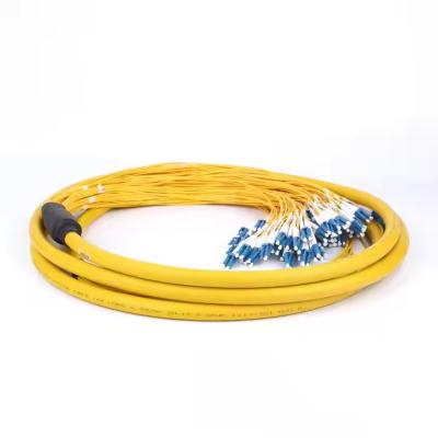 China Data Center MPO MTP to LC UPC Single Mode 144 core Breakout Cable for sale