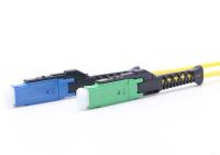 China Single Mode MDC duplex optical patch cord very small form factor (VSFF) for sale