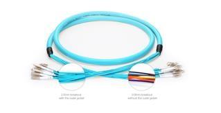 China Trunks Fiber Optic Cable Assemblies , Customized Single Mode Fiber Lc To Lc for sale