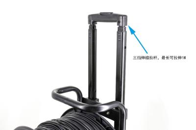 Cina Sistemi il materiale di plastica tattico del carretto della bobina dell'Assemblea di cavo a fibre ottiche 4.1kg in vendita