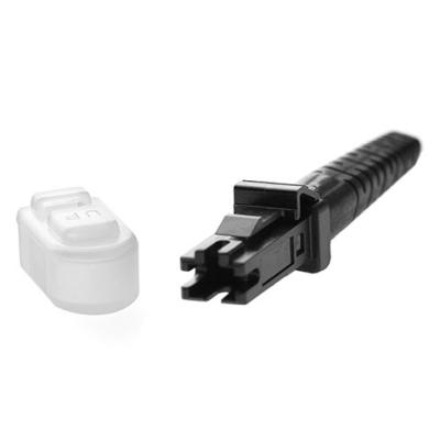 China Black Plastic Fiber Optic Cable Connectors , Mtrj Fiber Connector Long Life Span for sale