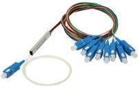 China Mini Bare Fiber Optic Splitter , High Reliability Blockless Plc Splitter for sale