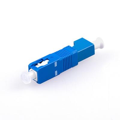 China LC Female To SC Male Hybrid Fiber Optic Adapter, single mode fiber sc to lc adapter simplex/duplex, low insertion loss for sale