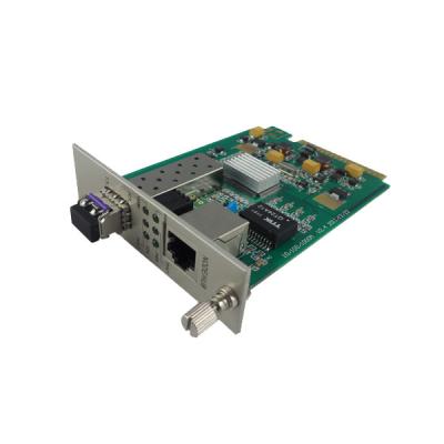 China Card Fiber Optic Media Converter IEEE 802.3 Standard Protocol Low Power Consumption for sale