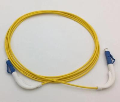 China 90 Degree Angled Boot LC SC Fiber Patch Cord OD 2.0/3.0mm Boot Diameter Durable for sale