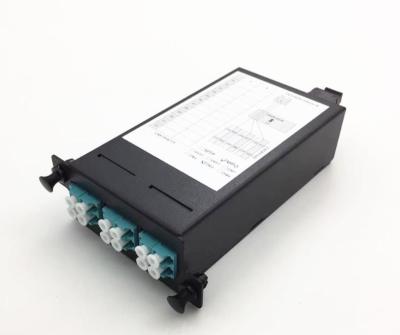 Cina Cassette pre montate di alta densità di LC del duplex dei porti OM3 del cavo di toppa di MPO MTP 12 in vendita