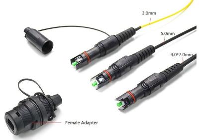 중국 SC APC 섬유 케이블 어셈블리 Optitap 소형 호환성 H 연결관에 IP SC APC 판매용