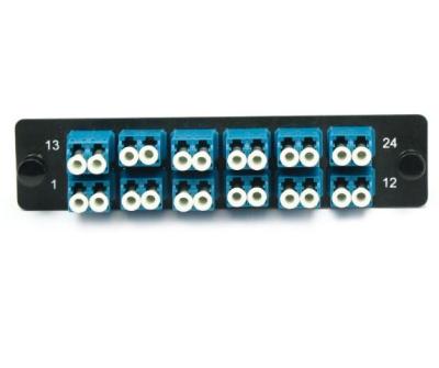 China Metal 1U Fiber Patch Panel 12 Ports Duplex LC/SC/FC/ST Simplex Duplex Connector for sale