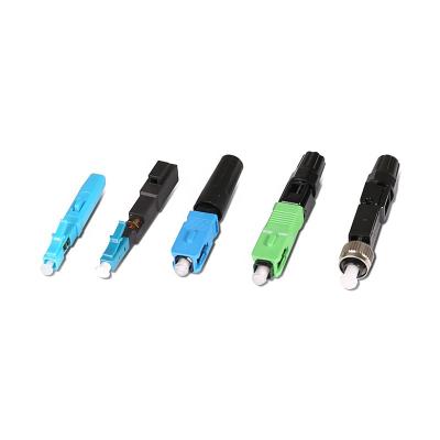 China Durable Single Mode Fiber Pigtails SC LC FC FTTH Fast Field Termination Connector for sale
