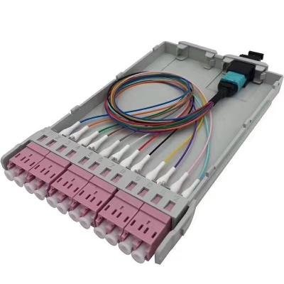 China MPO Fiber Optic Patch Panel 10G/40G/100G Data Center Cabling Systems 1U For 144 Fiber for sale