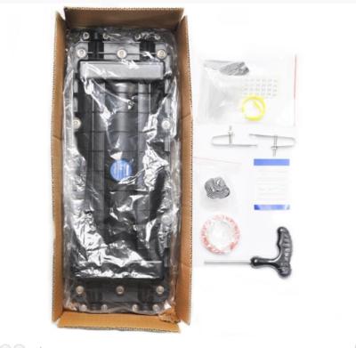 China Inline Type Fiber Optic Fusion Splice Closure 4 In 4 Out Bunchy 96F Ribbon 144F for sale
