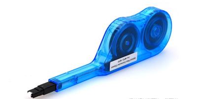 China MPO/MTP Fiber Optic Connector Bulkhead One Click Cleaner UPC APC Polish Type for sale