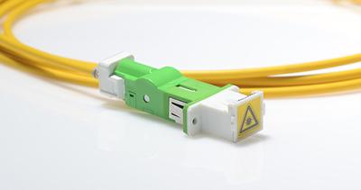 China Low Insertion Loss Fiber Optical Patch Cord SC Auto Shutter Connector Adapter for sale