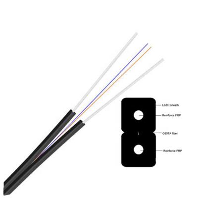 Uso de la red de la base FTTH FTTB FTTX del cable 2 del desbloqueo de la fibra óptica de la chaqueta de LSZH