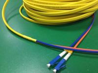 China Flat Twin LSZH Ruggedized Fiber Patch Leads With Extra Strength / Durability for sale
