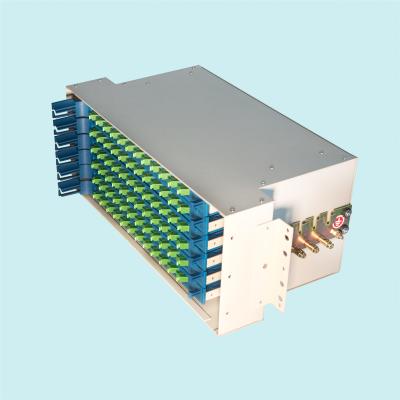 China 12F-114F Fiber Optic Rack Mount Patch Panels Full Loaded With SC Adapter / Pigtails for sale