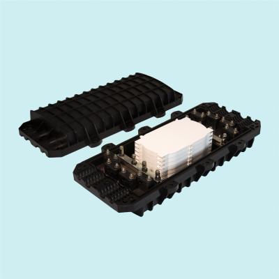 China Horizontal / Inline Fiber Optic Splice Closure Max Capacity 192 Cores Shock Resistant for sale