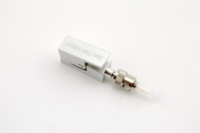 China SC Square / Round Shape Bare Fiber Adapter,quick and easy temporary connections of single-mode and multimode fibers for sale