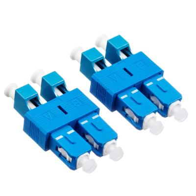 China SC male to LC female hybrid adaper, Duplex / Simplex SC to LC Fiber Optic Adapter,Singlemode/ Multimode,PC/APC type for sale