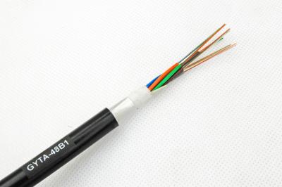 China GYTA Outdoor Aerial Duct 12/24/48/72 strand Loose Tube Aluminum Steel Tape Armored long distance fiber optic cable for sale