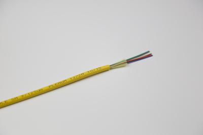China 8 Core Single Mode Fiber Optic Cable Soft Flexible 900um Tight Easy To Splice for sale