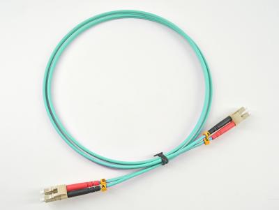 China LC aan LC multimode duplexkabel 2.0/3.0mm van het vezel optische flard PVC/OFNR/LSZH-het koord van het jasjeom3 OM4 OM5 LC LC UPC flard Te koop