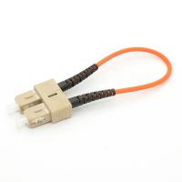 China Custom Loop Length Fiber Optical Patch Cord Sc Multimode With PVC/LSZH Jacket for sale