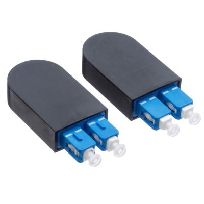 China Lifetime Warranty Fiber Optical Patch Cord Loopback Adapter SC UPC Singlemode 9/125um for sale
