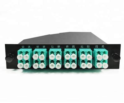 China LGX MPO MTP Cassette Fiber Optic Patch Panel LC Duplex 2 MPO Adapter 1U Rack Mount for sale