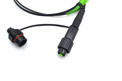 China Asamblea de cable óptico pre Connectorized del descenso G657A2 LSZH con longitud modificada para requisitos particulares en venta