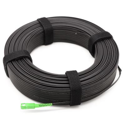 China Ftth Drop Cable Fiber Optic Pigtail SC APC Single Mode Pre-Connectorized G652D/G657A for sale
