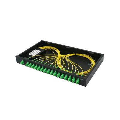 China 16 Port SC APC Fiber Optic Audio Splitter 1x16 For Uniform Optical Signal Distribution for sale
