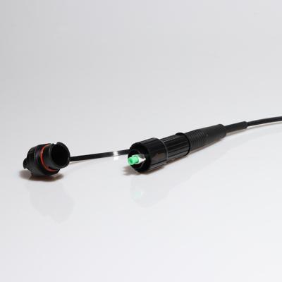 China Pre Connectorized Drop Cable Assembly FTTH Outdoor Waterproof Mini SC Connector for sale