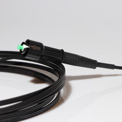 China Pre Connectorized Drop Cable Assembly FTTH Outdoor Waterproof Mini SC Connector for sale