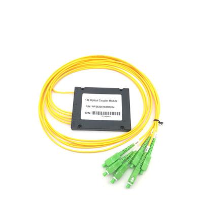 China CATV 5 Way Fused Fbt Passive Fiber Splitter 1x5 Singlemode Optical Coupler Module for sale
